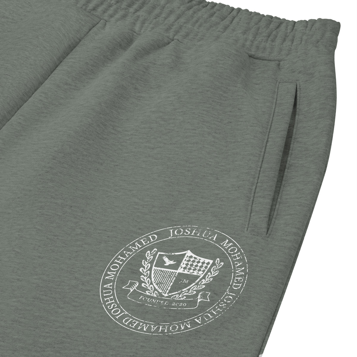 Crest Logo Sweatpants in Sage – JOSHUA MOHAMED