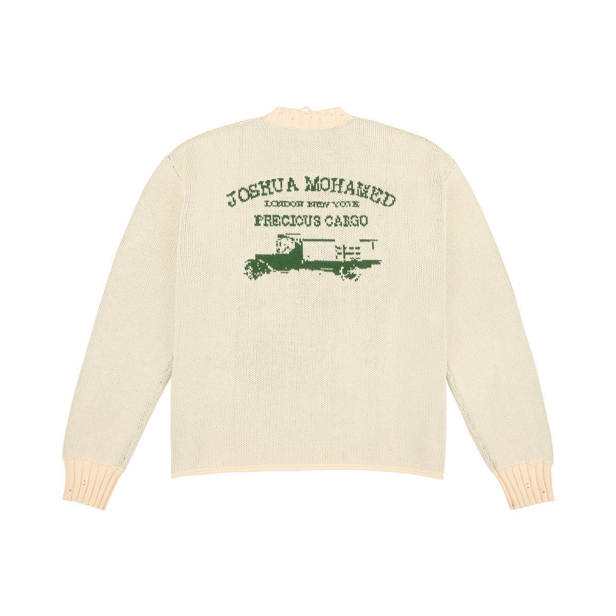 Precious Cargo Sweater in Cream – JOSHUA MOHAMED