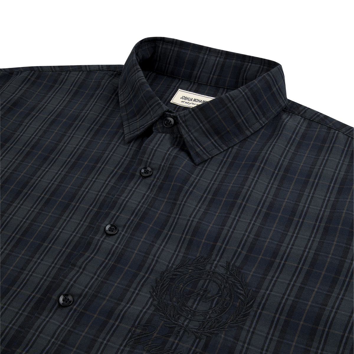 Black JM Short Sleeve Flannel Shirt – JOSHUA MOHAMED