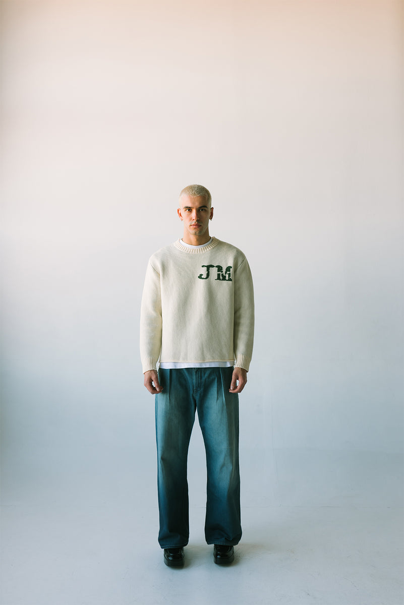 Precious Cargo Sweater in Cream – JOSHUA MOHAMED